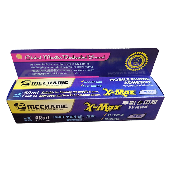 Mechanic X-Max Multi-Purpose High Strength Clear Glue (Adhesive) 50ml bei TechToro