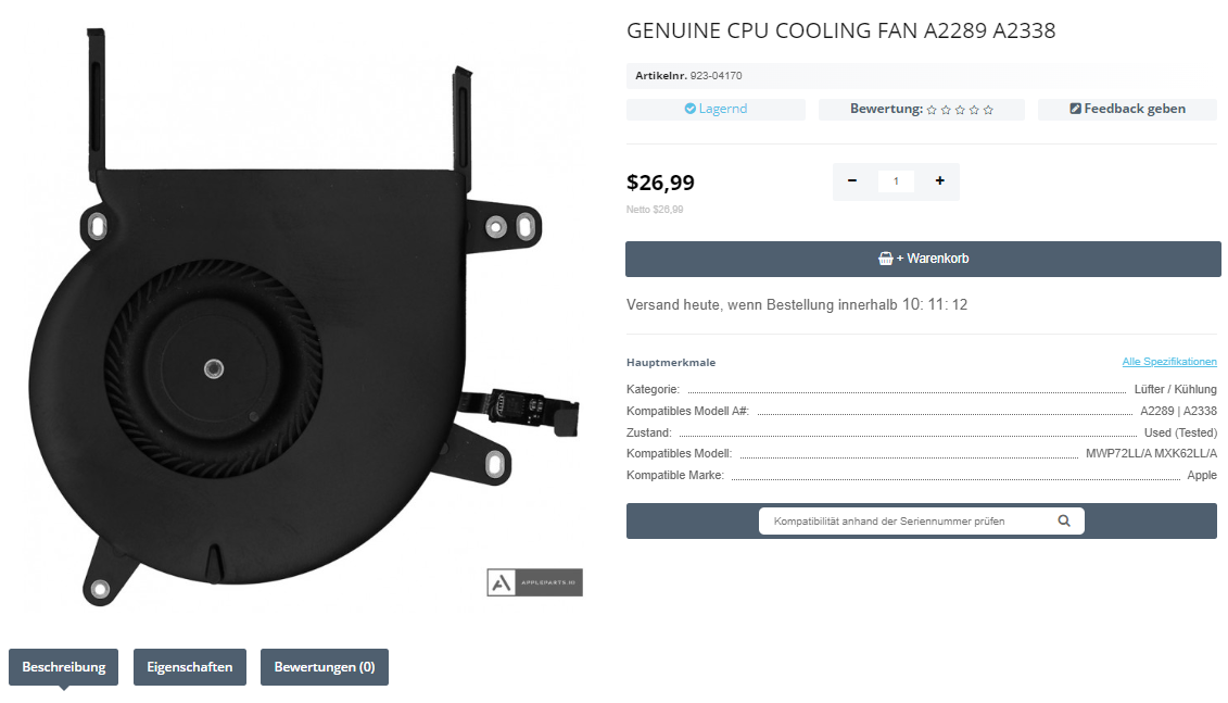 Wie man MacBook Lüfter reinigen - TechToro