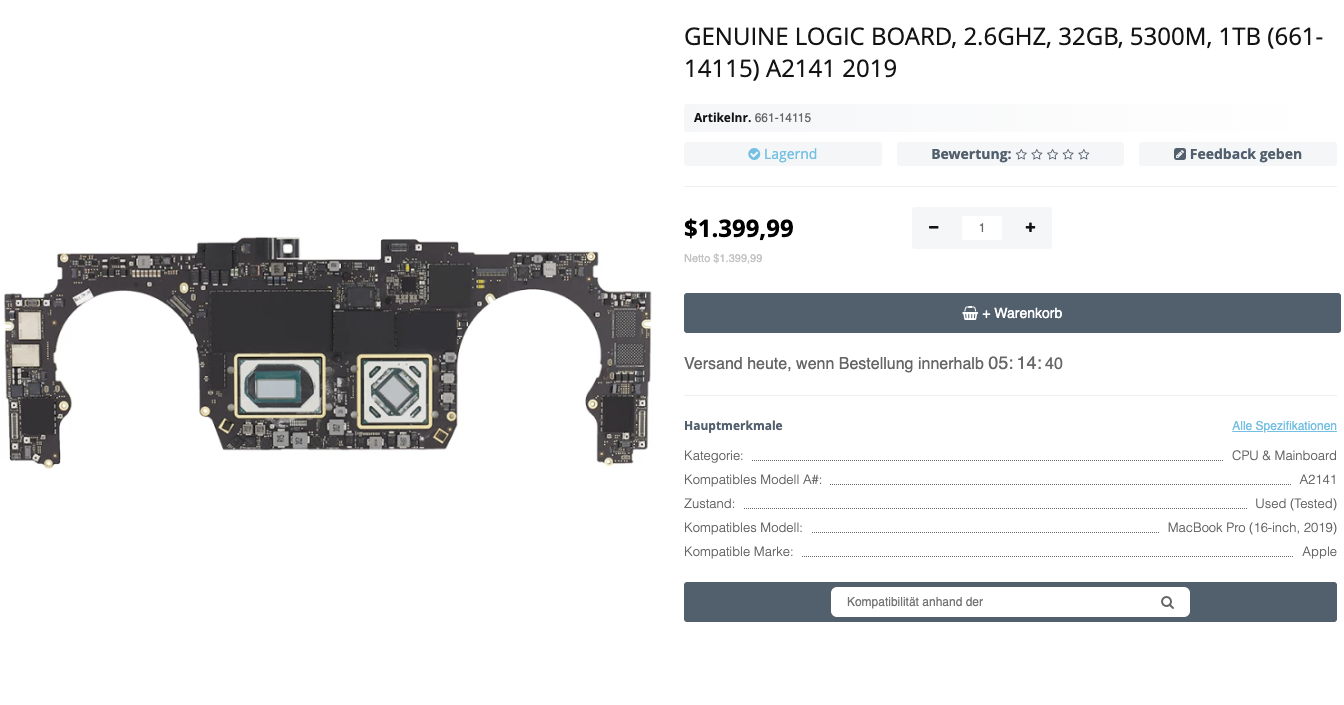 Wie man Korrosion von der MacBook Pro Hauptplatine entfernt ...